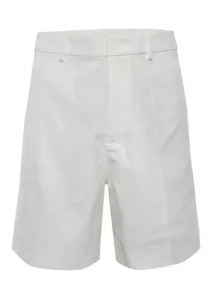 Valentino Garavani 2010s Canvas Bermuda Shorts - White