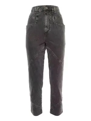 ISABEL MARANT VINTAGE Eloisa Panelled Jeans - Grey