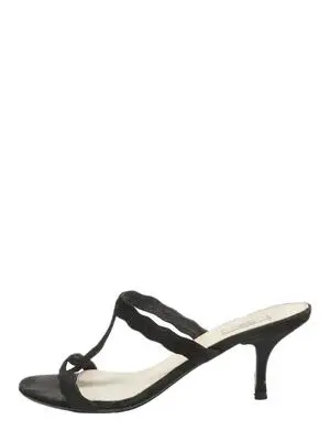 Prada Suede Sandals - Black
