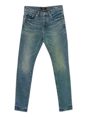 PURPLE BRAND Buttoned Jeans - Blue