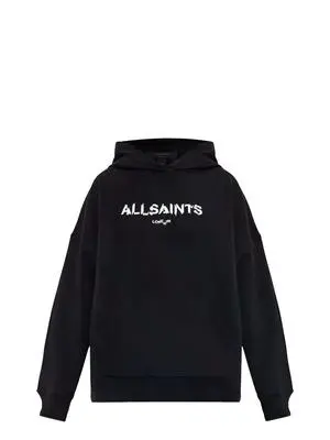 ALLSAINTS Graphic-print Hoodie - Black