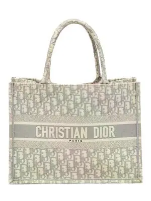 Dior Book Monogram Tote Bag - Grey
