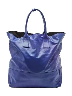 Bottega Veneta Coated-canvas Tote Bag - Blue