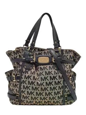 Michael Kors Monogram-pattern Tote Bag - Neutrals