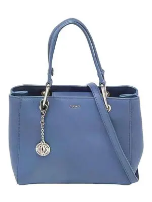 Dkny Leather Tote Bag - Blue