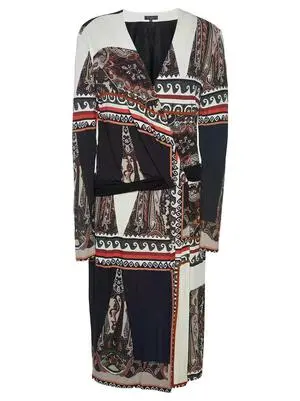 Etro Printed Midi Dress - Black