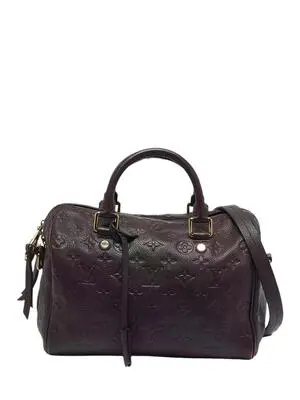 LOUIS VUITTON Speedy Bandouliere 25 Monogram Tote Bag - Purple