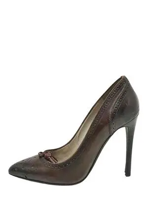 TOM FORD 120mm Brogue-Detail Leather Pumps