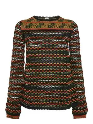Missoni Pointelle-knit Top - Black