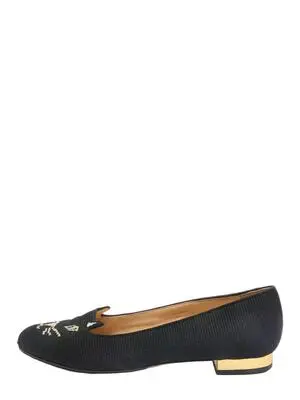 CHARLOTTE OLYMPIA Cat-embroidered Pumps - Black