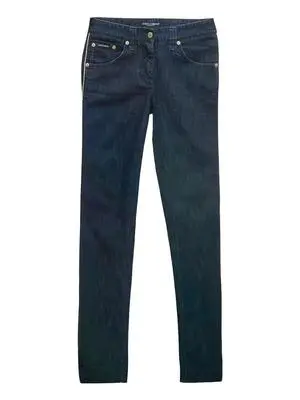 Dolce & Gabbana Side-stripe Jeans - Blue