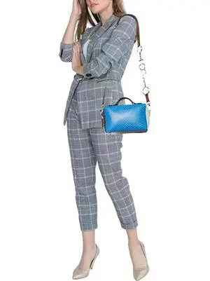 TOD'S 2024 Studded Tote Bag - Blue