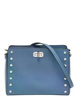 Michael Kors Leather Shoulder Bag - Blue
