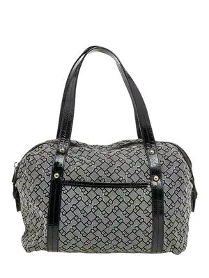 Bally Monogram Satchel - Grey