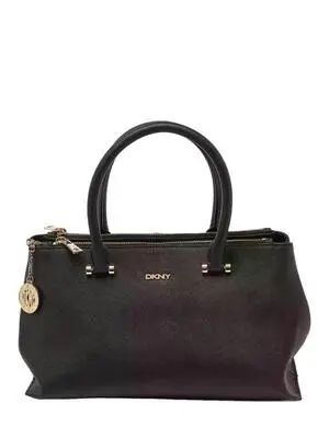 Dkny Leather Tote Bag - Black