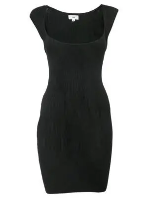 LPA Square-Neck Ribbed Dress