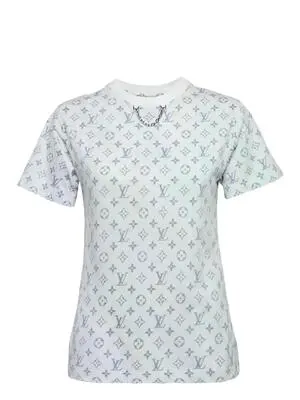 LOUIS VUITTON Monogram-print T-shirt - White
