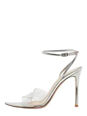 GIANVITO ROSSI 100mm Leather Sandals - Neutrals