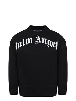 Palm Angels Logo Jersey - Black