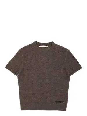 Alexander Wang Shirt With Logo - Brown