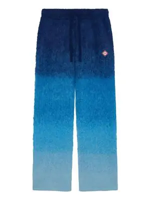 Casablanca Gradient Mohair Trousers - Blue