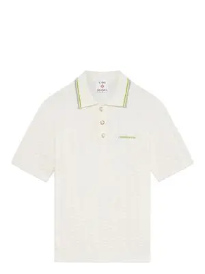 Casablanca Tennis Boucle Polo Shirt - Multicolor