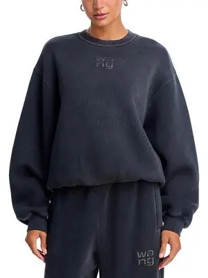 Alexander Wang Crewneck Sweatshirt - Washed Black