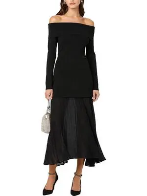 Astr The Label Lidia Dress - Black
