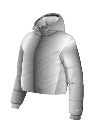 NIKE Sportswear Therma-FIT Metallic Swoosh Puffer Jacket