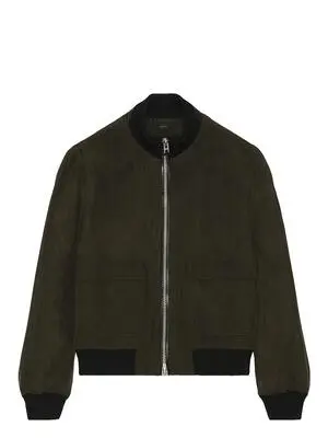 TOM FORD Knit Trim Pilot Blouson - Forest Green