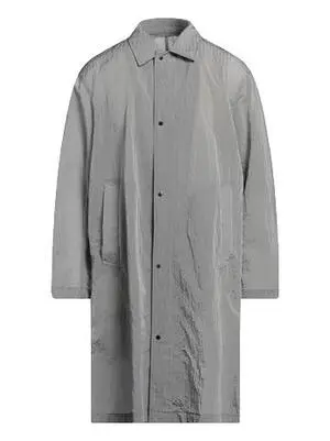 Emporio Armani Trench Coat In Polyamide And Polyester - Grey