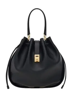 FERRAGAMO Hug Bucket Bag - Black