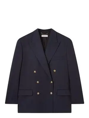 Stella McCartney Oversized Double-breasted Blazer - Blue / Navy