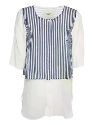 MAX MARA Striped Button-Down Shirt