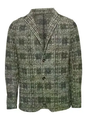 BOGGI MILANO 2024 Checked Wool Blazer