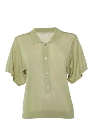 Stella McCartney Knitted Polo Shirt - Green