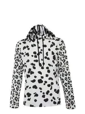 Moschino Animal-print Hoodie - Black