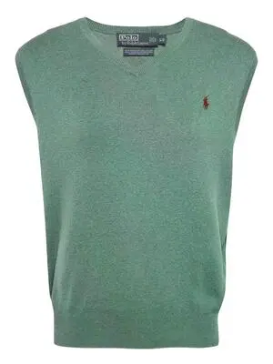 Polo Ralph Lauren V-neck Sleeveless Vest - Green
