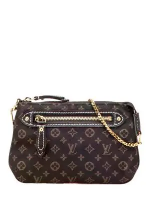 LOUIS VUITTON 2011 Monogram Mini Lin Pochette Accessoires - Brown