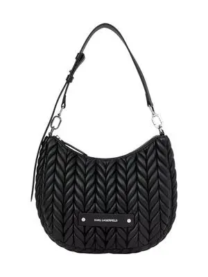 Karl Lagerfeld Small K/weave Tote Bag - Black
