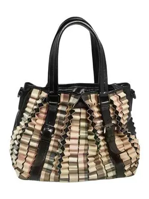 BURBERRY House Check Ruched Shoulder Bag