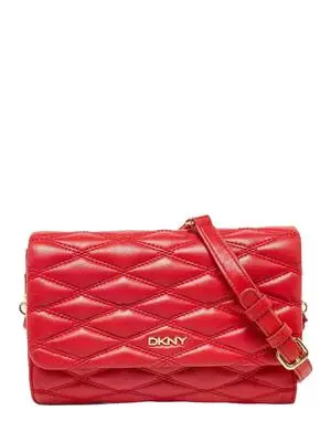 Dkny Quilted Shoulder Bag - Red