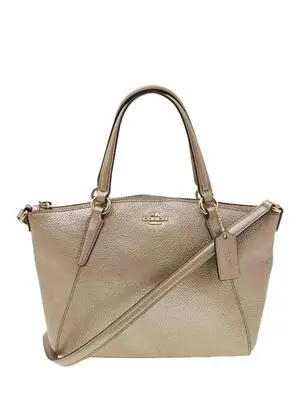 COACH VINTAGE Leather Tote Bag - Neutrals