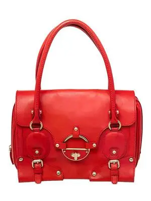 Versace Studded Tote Bag - Red