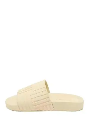 Bottega Veneta Geometric Rubber Slides - Neutrals