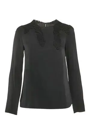 Dolce & Gabbana Lace-trim Blouse - Black