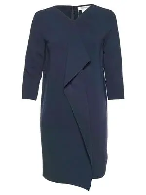 Max Mara Draped-detail Dress - Blue