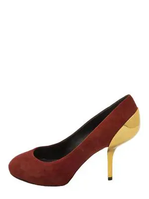 GIUSEPPE ZANOTTI Suede Stiletto Pumps - Red