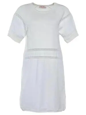 See By Chloé Lace-trimmed Short-sleeve Dress - White