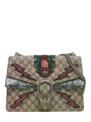 Gucci Gg Supreme Shoulder Bag - Neutrals